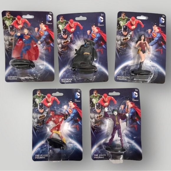 DC Comics | Toys | Dc Comics Heroes Mini Figurines Justice League Lot ...